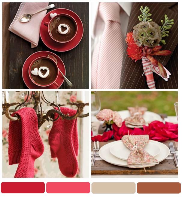 postcards and pretties: {pretty palette} raspberry + chocolate