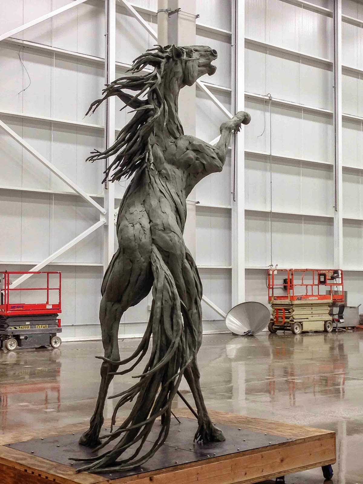 Bart Walter Studio: Mustang Project. How do you go about sculpting a ...