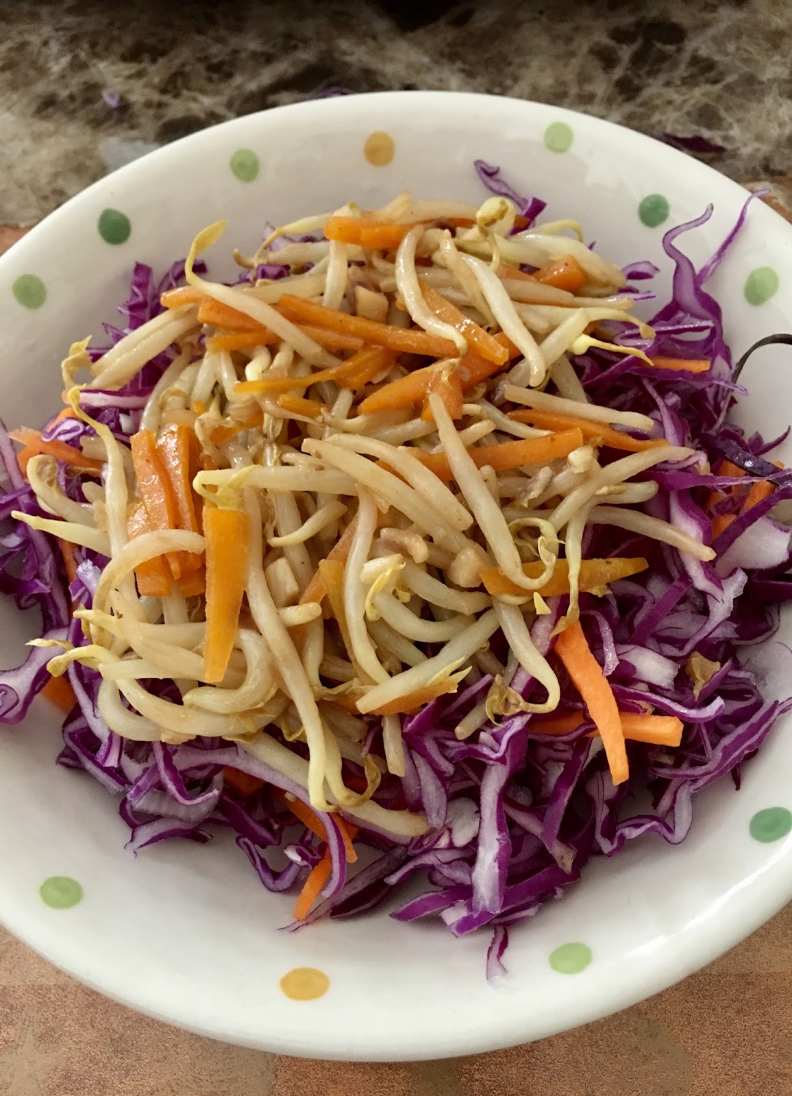 Low Carb Asian Red Cabbage Salad recipe
