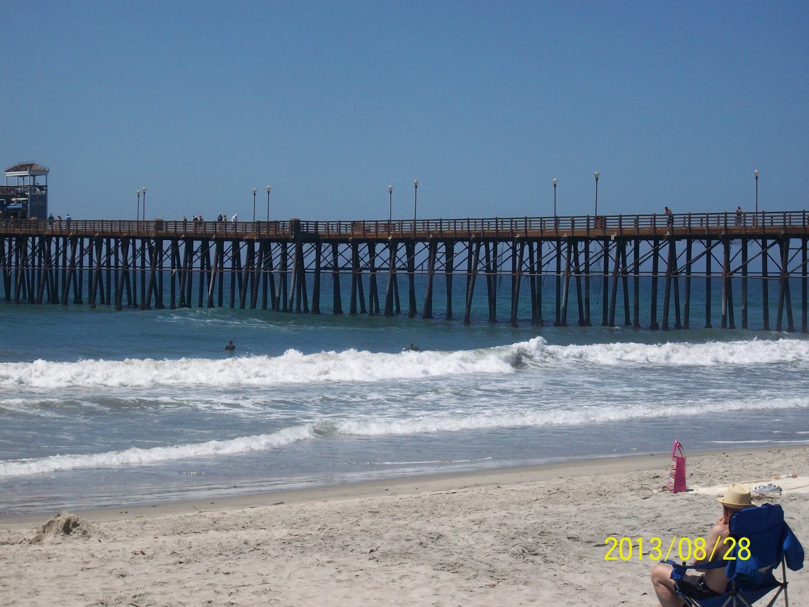 Lone Ocean Swimmer, Oceanside, CA: 2013