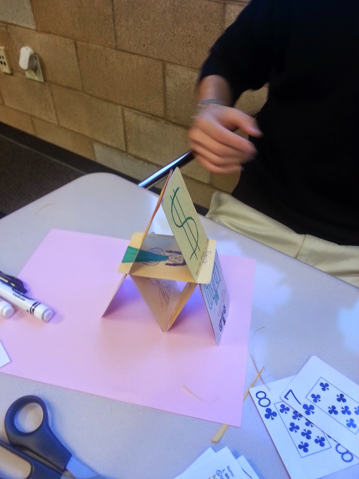 mELTing Activities, Lessons and Ideas: Great Gatsby house of cards