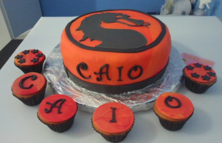 Ponks Cake: Bolo Mortal Kombat!