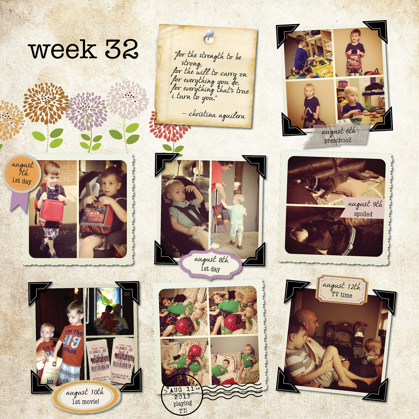 more than 9 to 5...my life as "Mom": August 2013