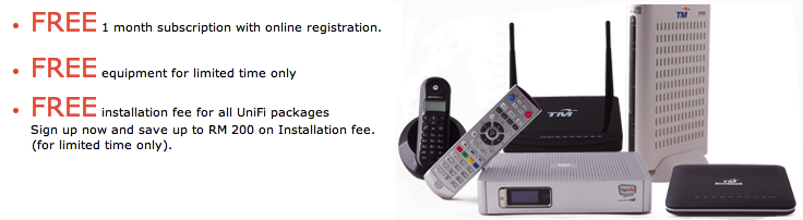 UniFi Home Package ~ Register Internet Fibre Online