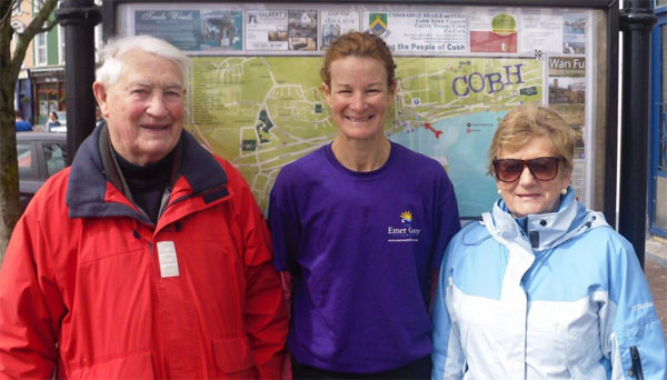 Brendan and Juliette Casey with Irish Olympic legend Sonia O'Sullivan ...