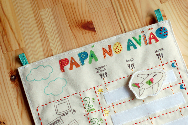 mundo flo: Custom order: fabric wall calendar