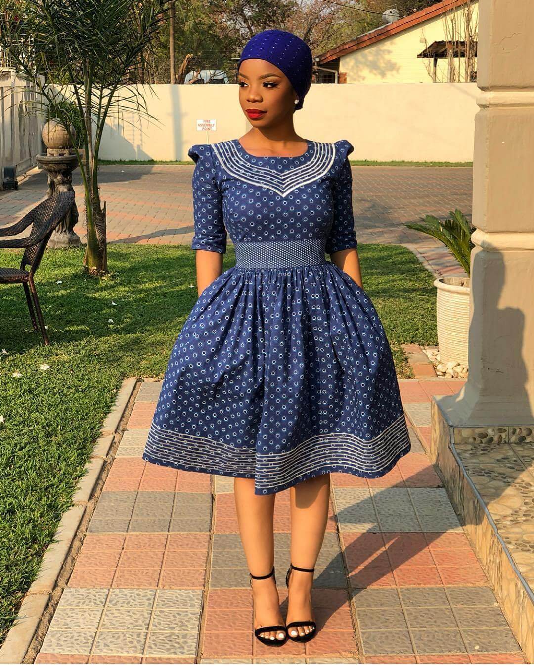 29 Traditional African Shweshwe Dresses Styles For Women To Rock In