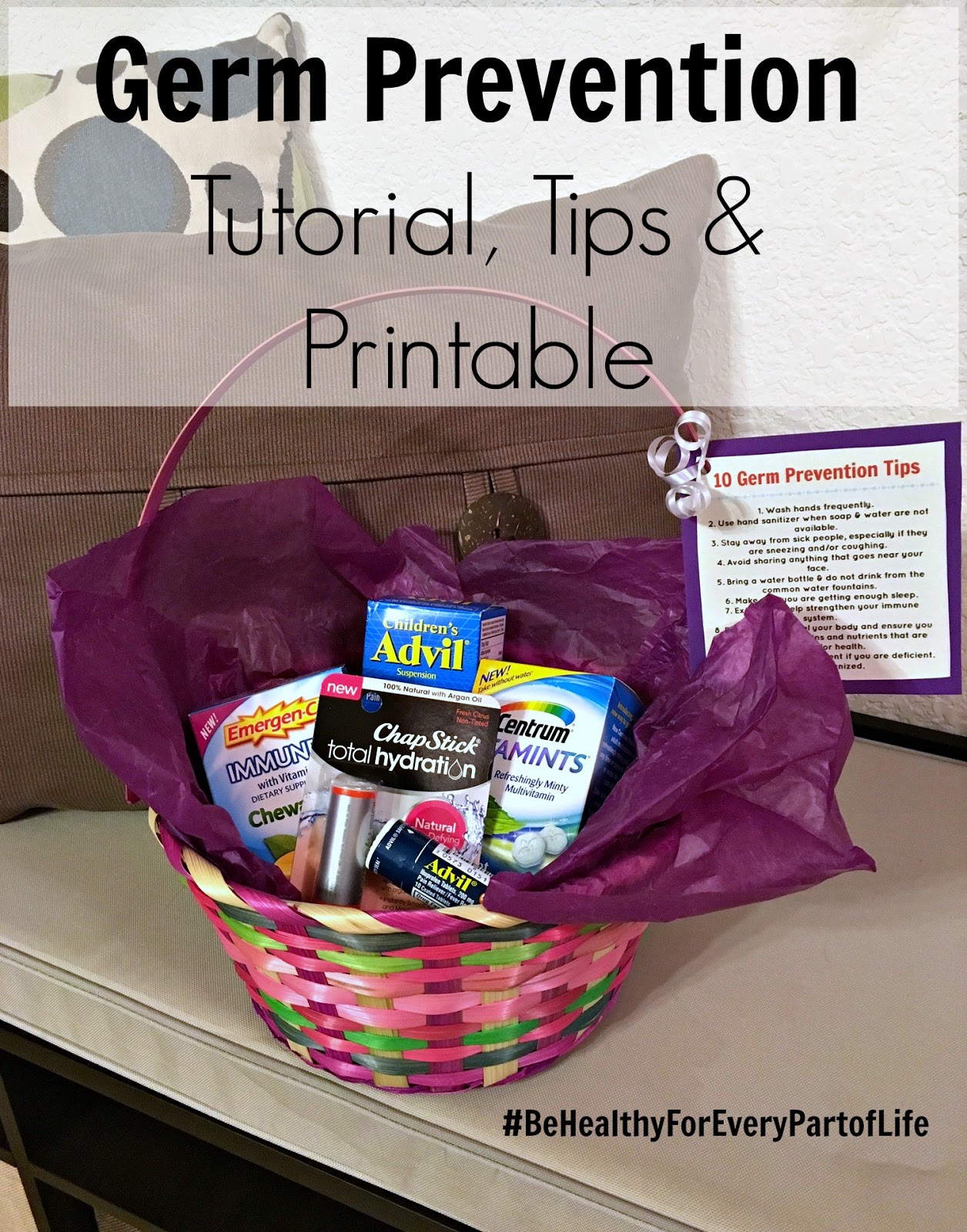 Germ Prevention: Tutorial, Tips & Printable # ...