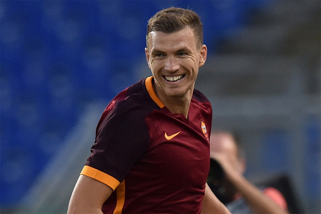 Edin Dzeko - AS Roma Wallpaper | AS ROMA FC WALLPAPER