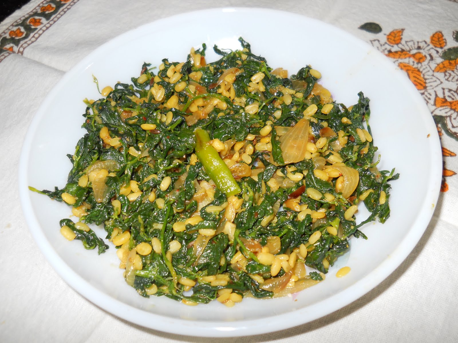 Brinda's Cosmopolitan Kitchen for Indian Vegetarian Dishes: METHI ...