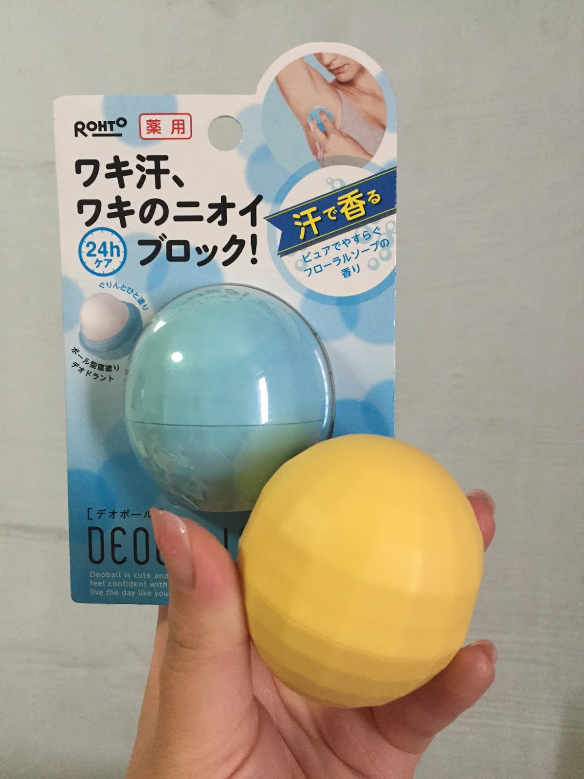 S-wanderlust: Japanese Body Product Review: Deoball Deodorant