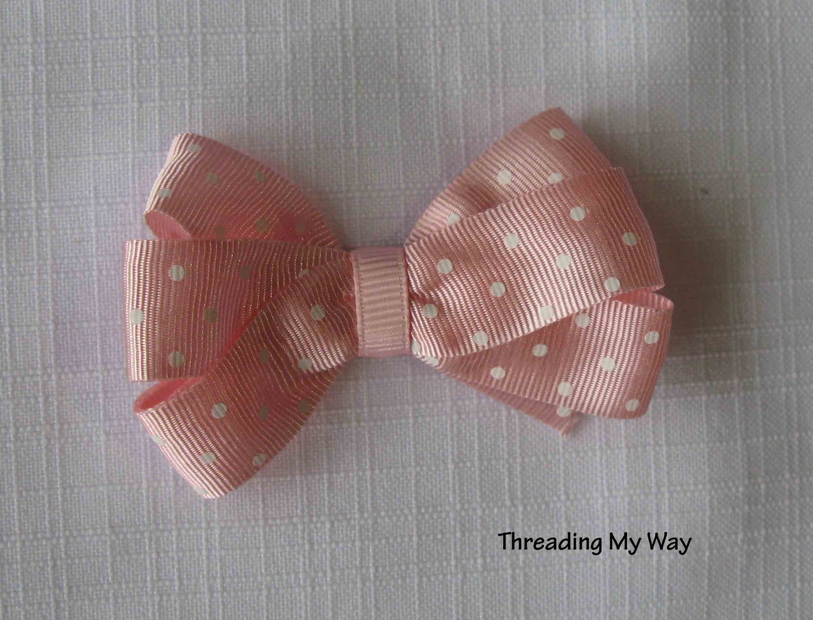 Threading My Way: Bows, bows, bows...