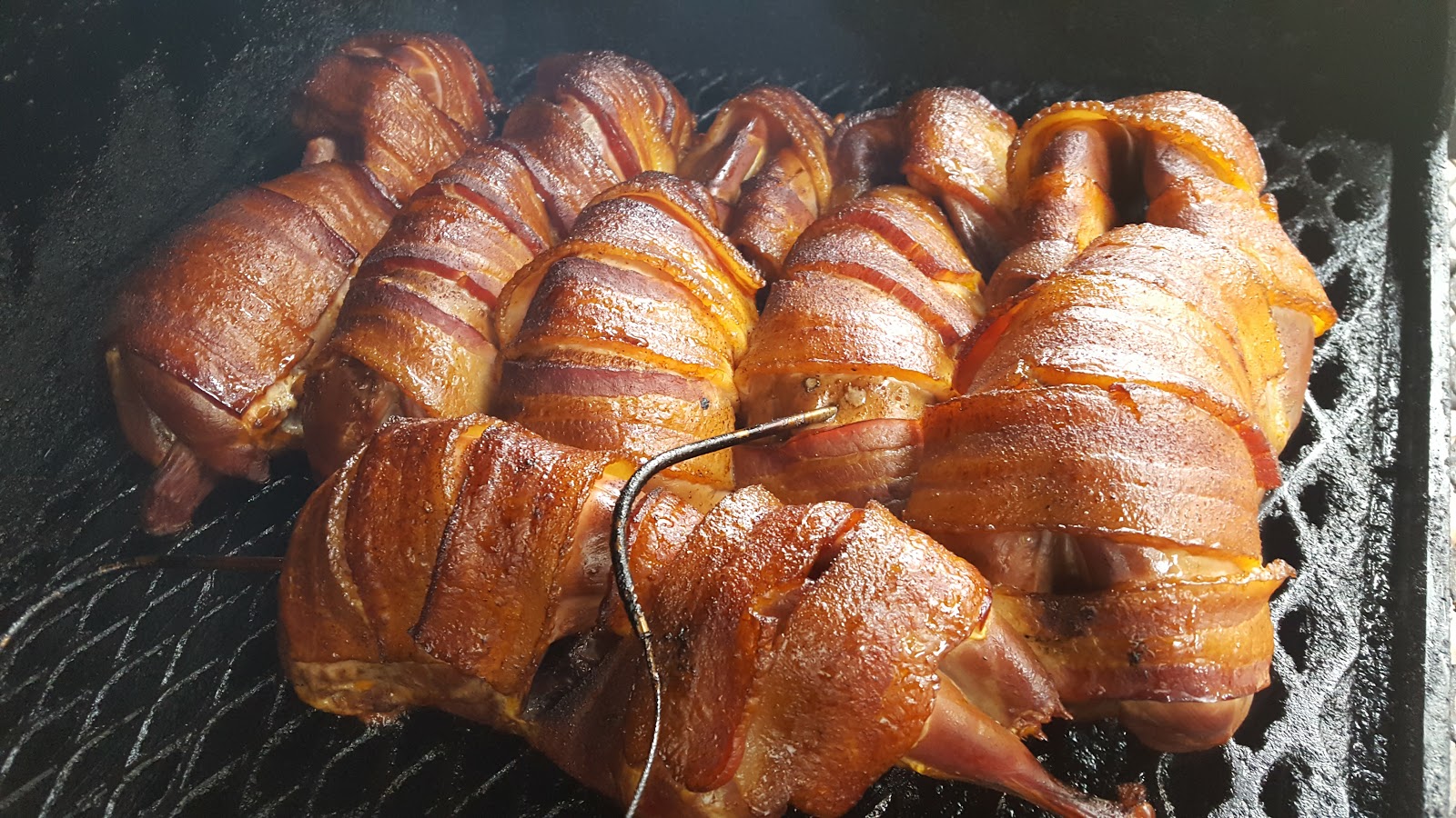 The Carnivorous Food Breeze: Smoked Pheasant (Bacon Wrapped)
