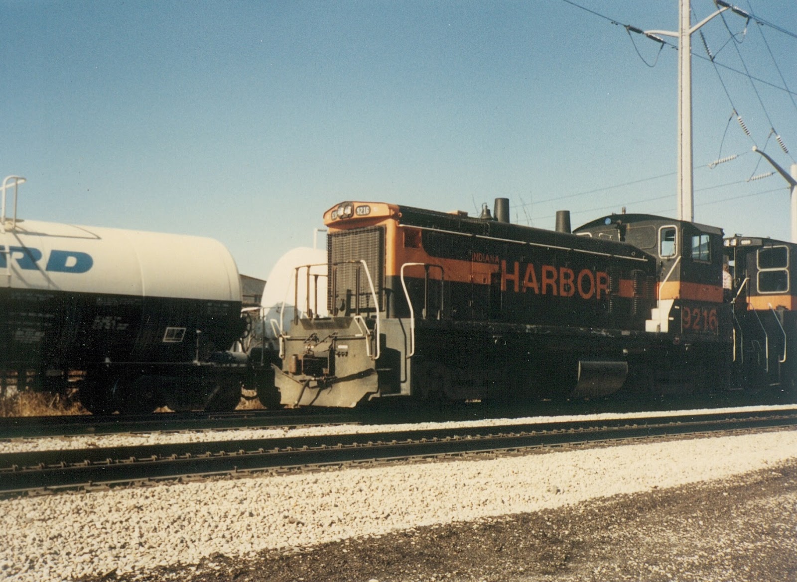 Eddie's Rail Fan Page: A two train meet on the Indiana Harbor Belt ...