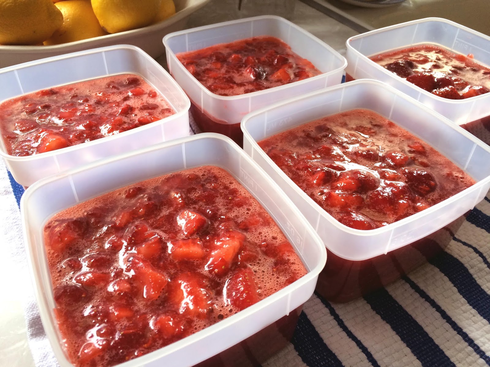 Headspace: Foam and Two Types of Strawberry Jam