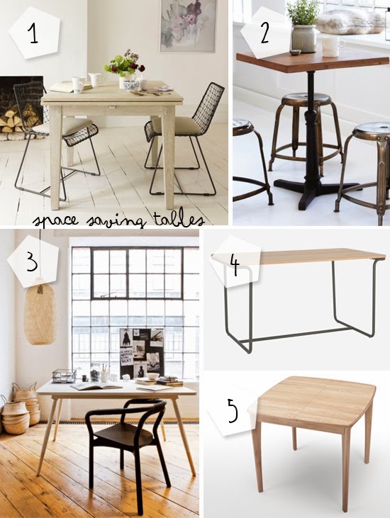 PEG: SPACE SAVING DINING TABLES