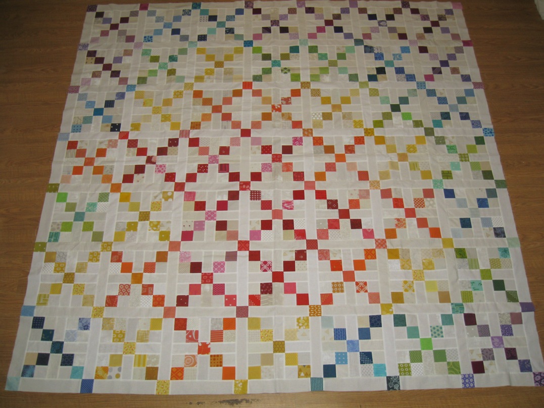 Super Scrappy Single Irish Chain - A Finish and Tutorial | Happy ...