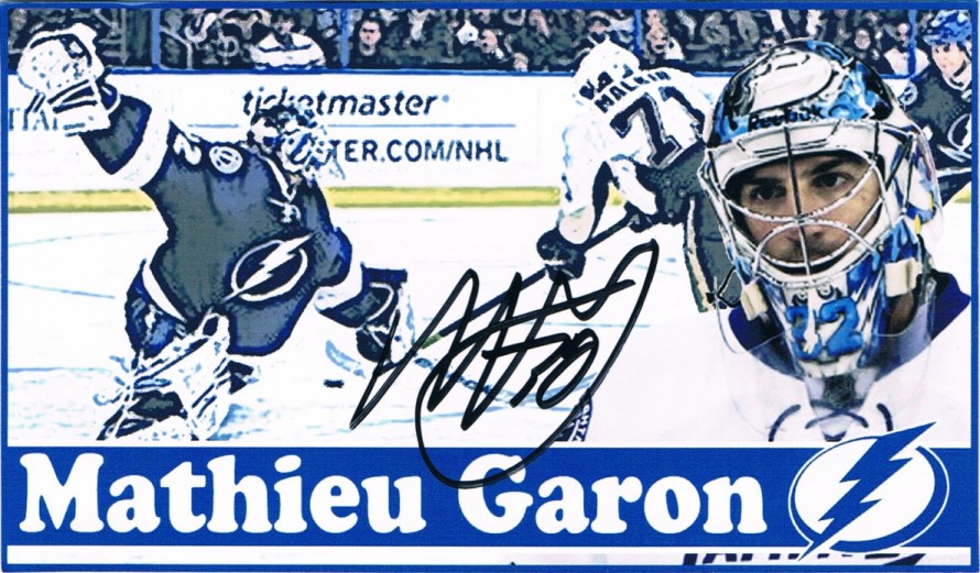 The Cardboard and Me: TTM: Mathieu Garon