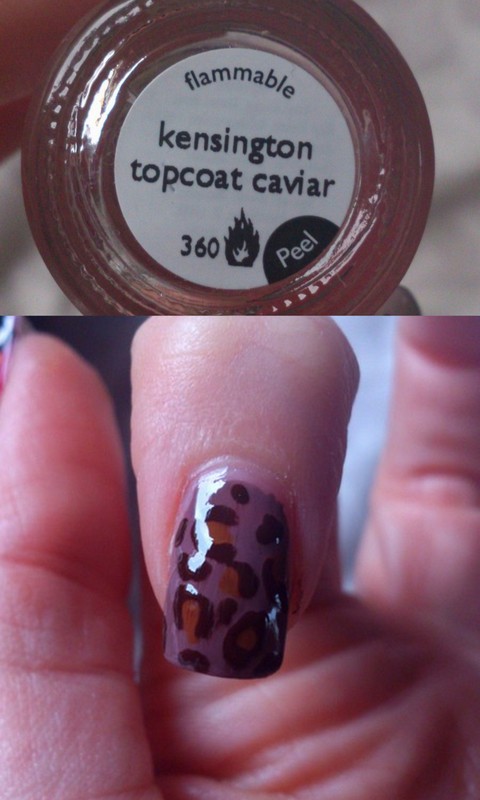 Easy D.I.Y. nail art: Leopard Print Tutorial