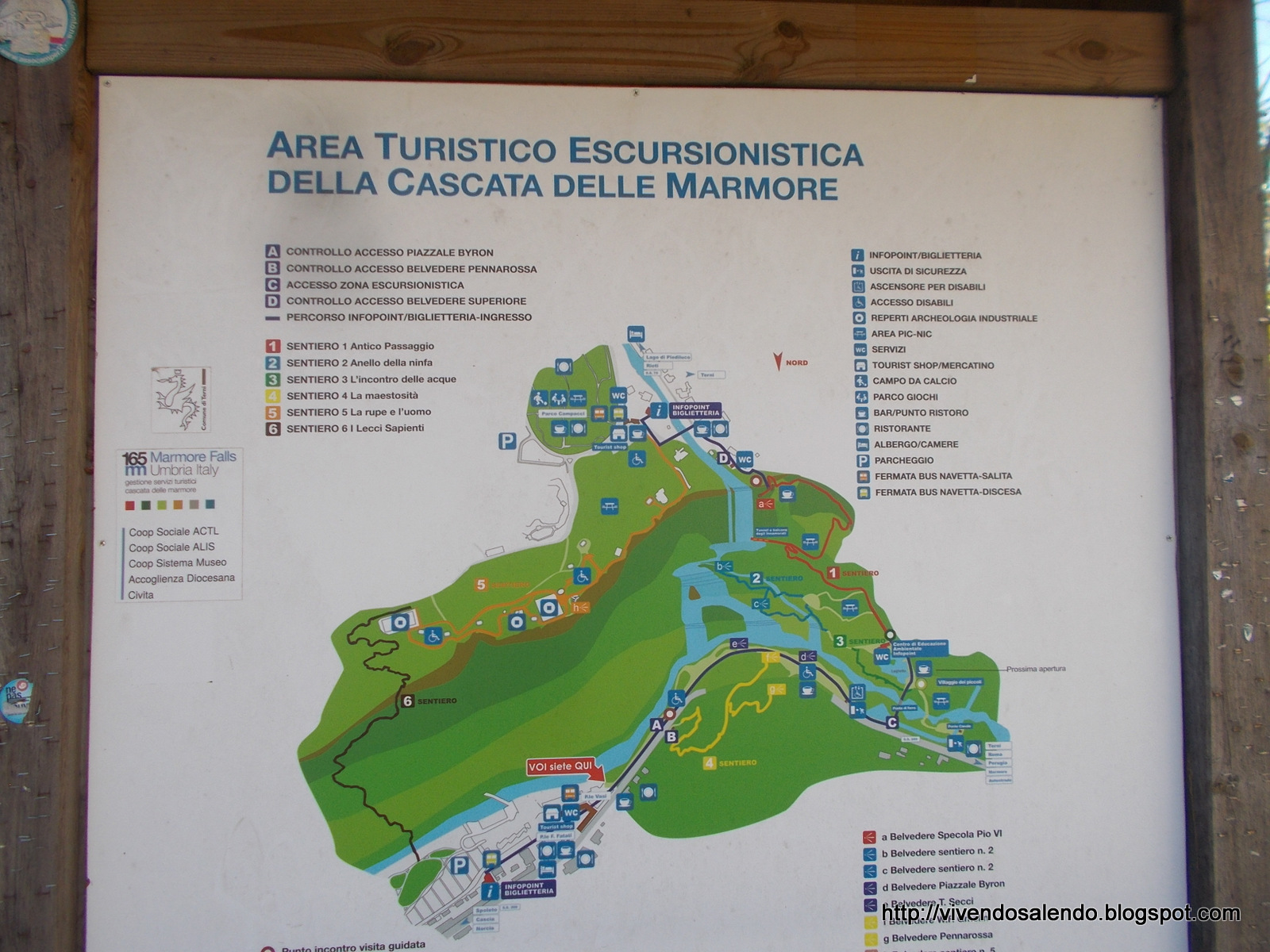 VIVENDO SALENDO: La Cascata delle Marmore, ubicata ad un passo da Terni ...