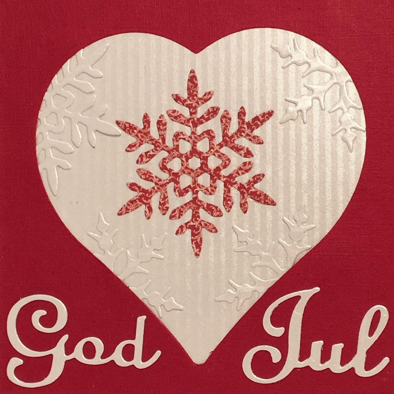 Ingunn sine kort: God Jul! enkelt og greit.