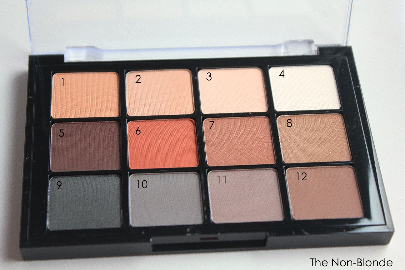 Viseart 01 Neutral Matte Eye Shadow Palette | The Non-Blonde