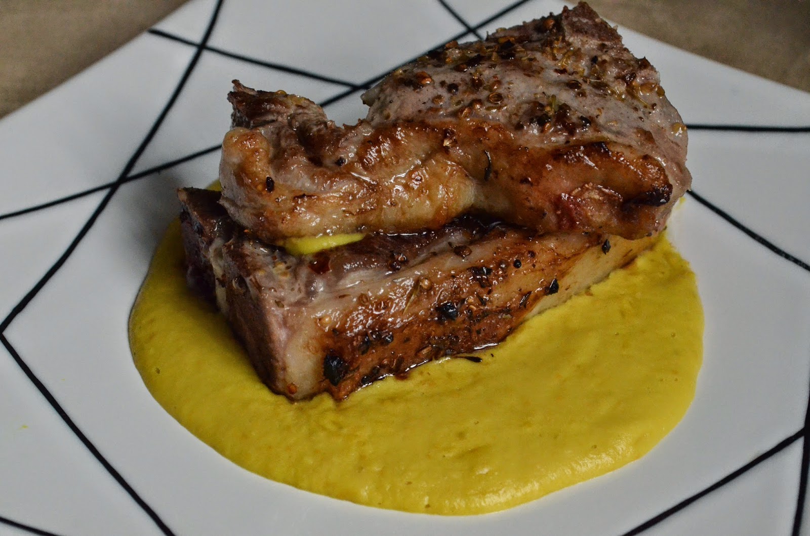 Forever Nutrition: Pan Fried Lamb chops with golden cannellini bean ...