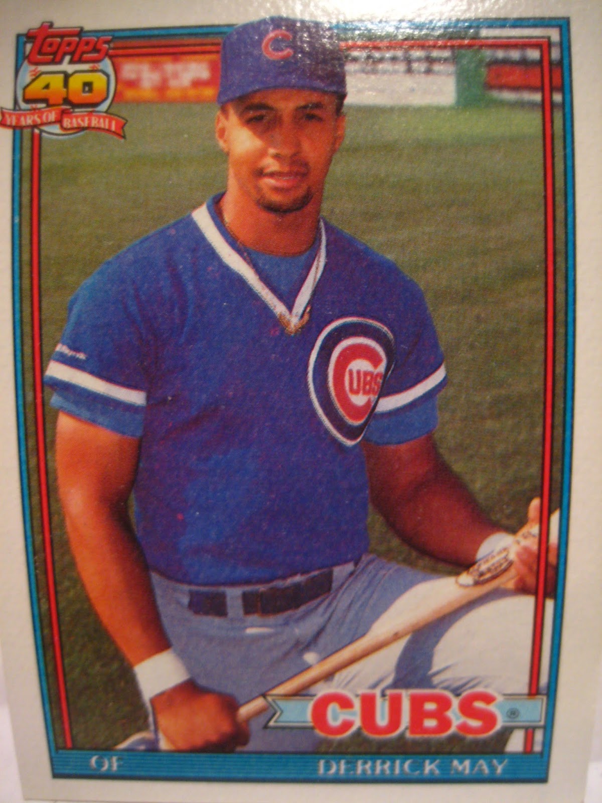 Baseball Cards Come to Life!: Derrick May on baseball cards