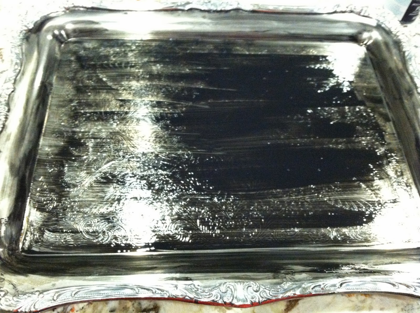 Woof Nanny: Repurposed Silver Tray