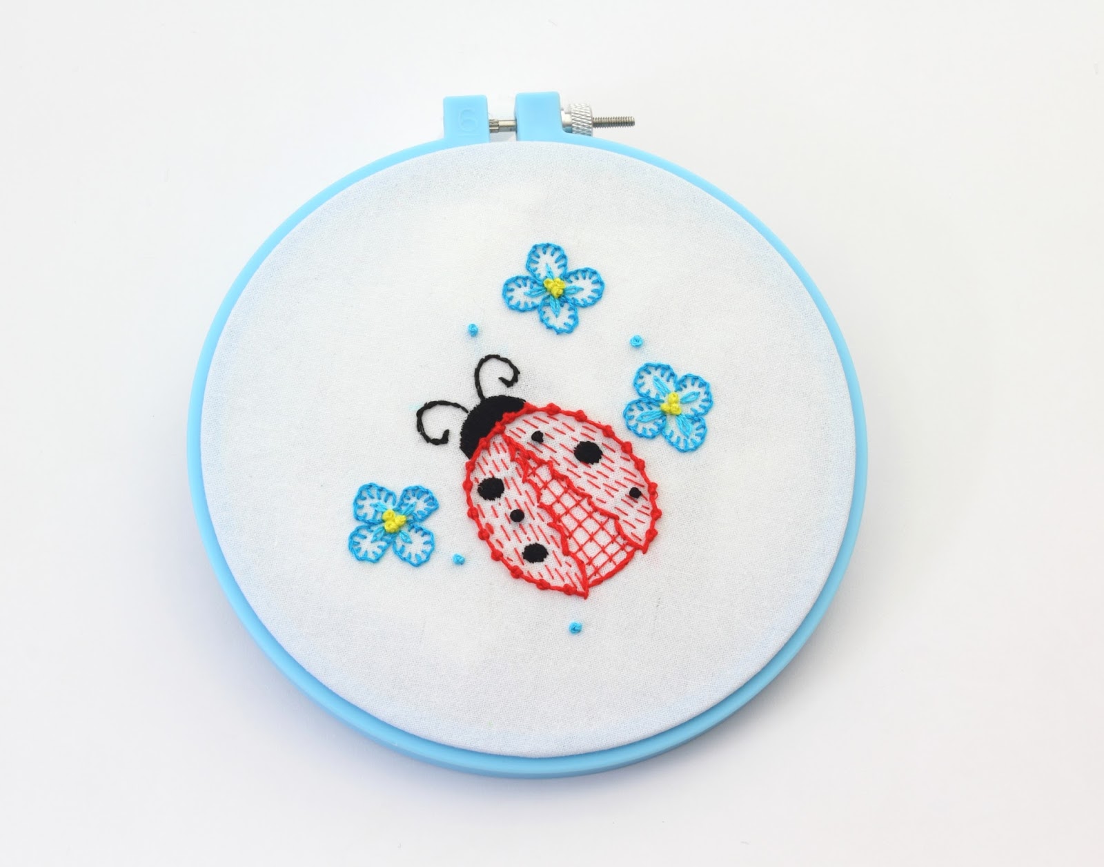 big B: Ladybug Embroidery Project Part Two