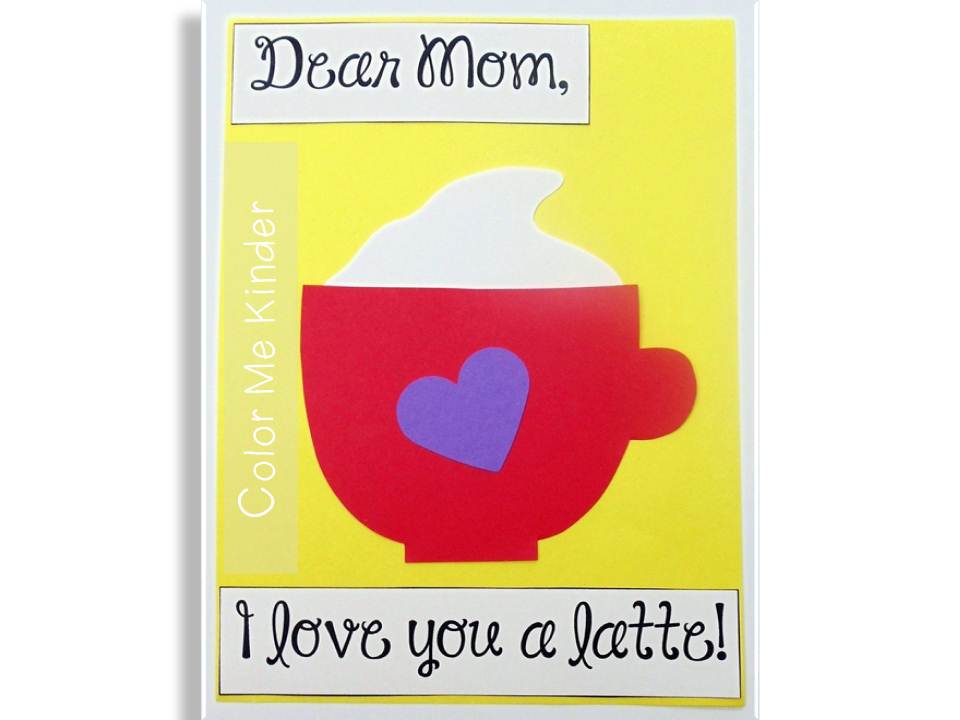 "I Love You a Latte" Craftivity & Big TPT Sale! | Color Me Kinder