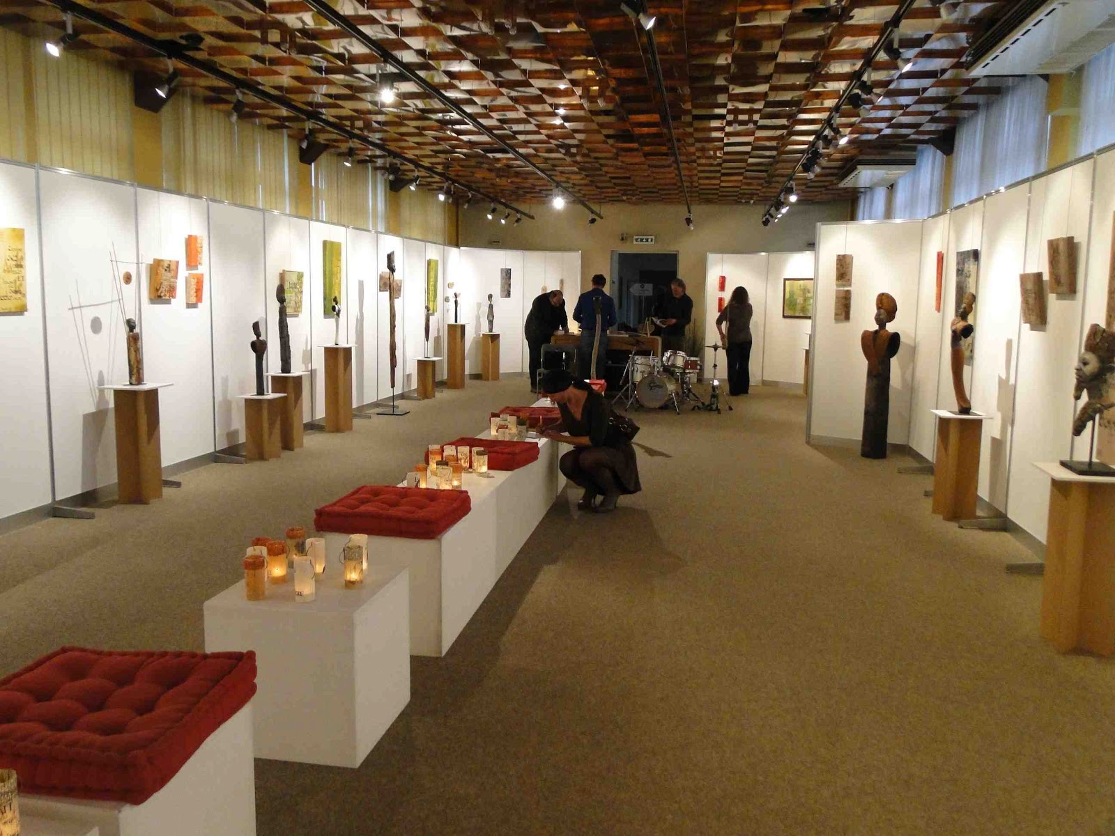 Béatrice De: deuxième visite d'exposition ce dimanche.