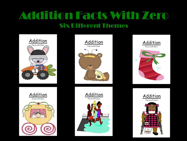 Addition Facts with Zero Concept! - Fern Smith's Classroom Ideas!