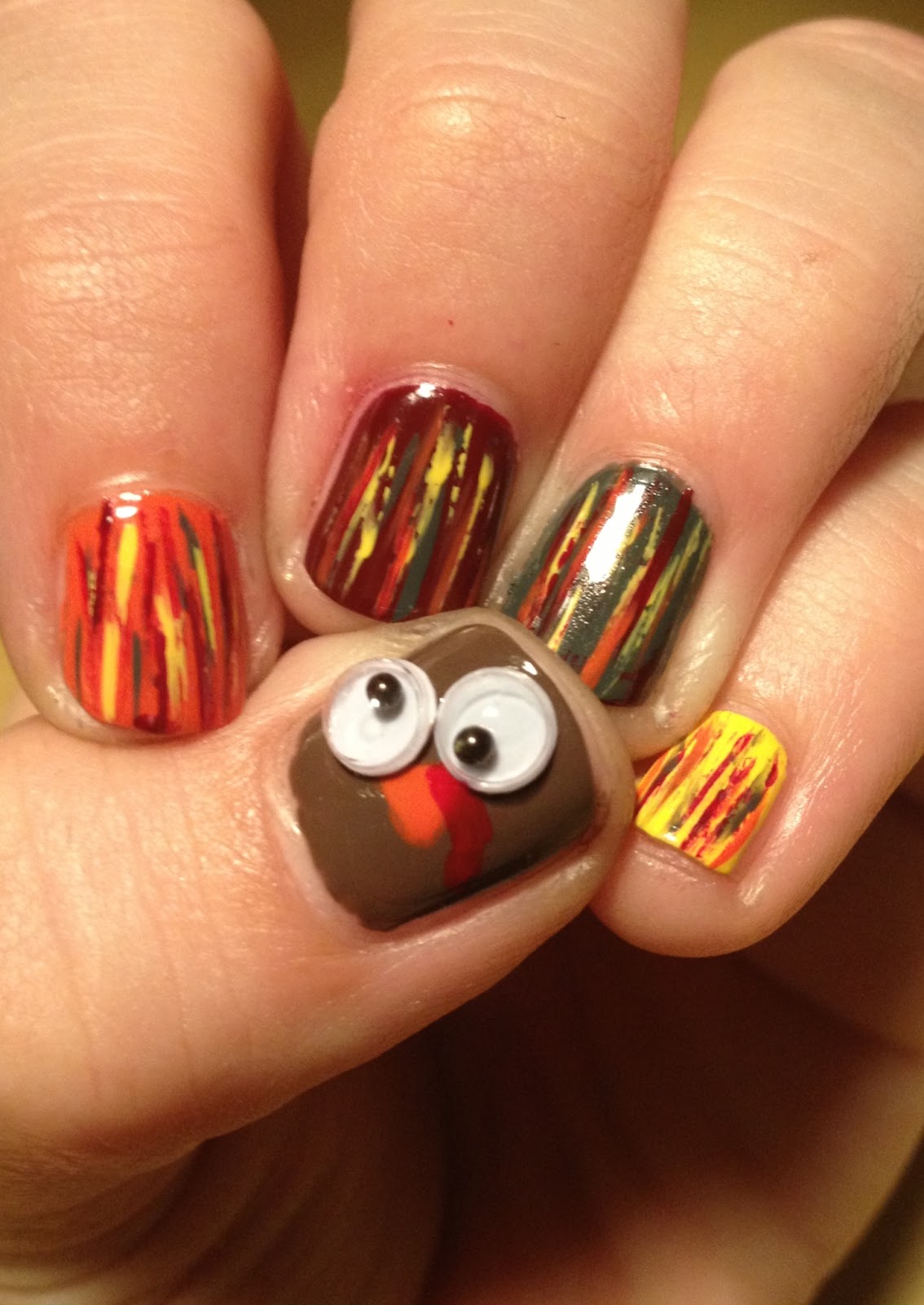 Miscellaneous Manicures: Turkey nails