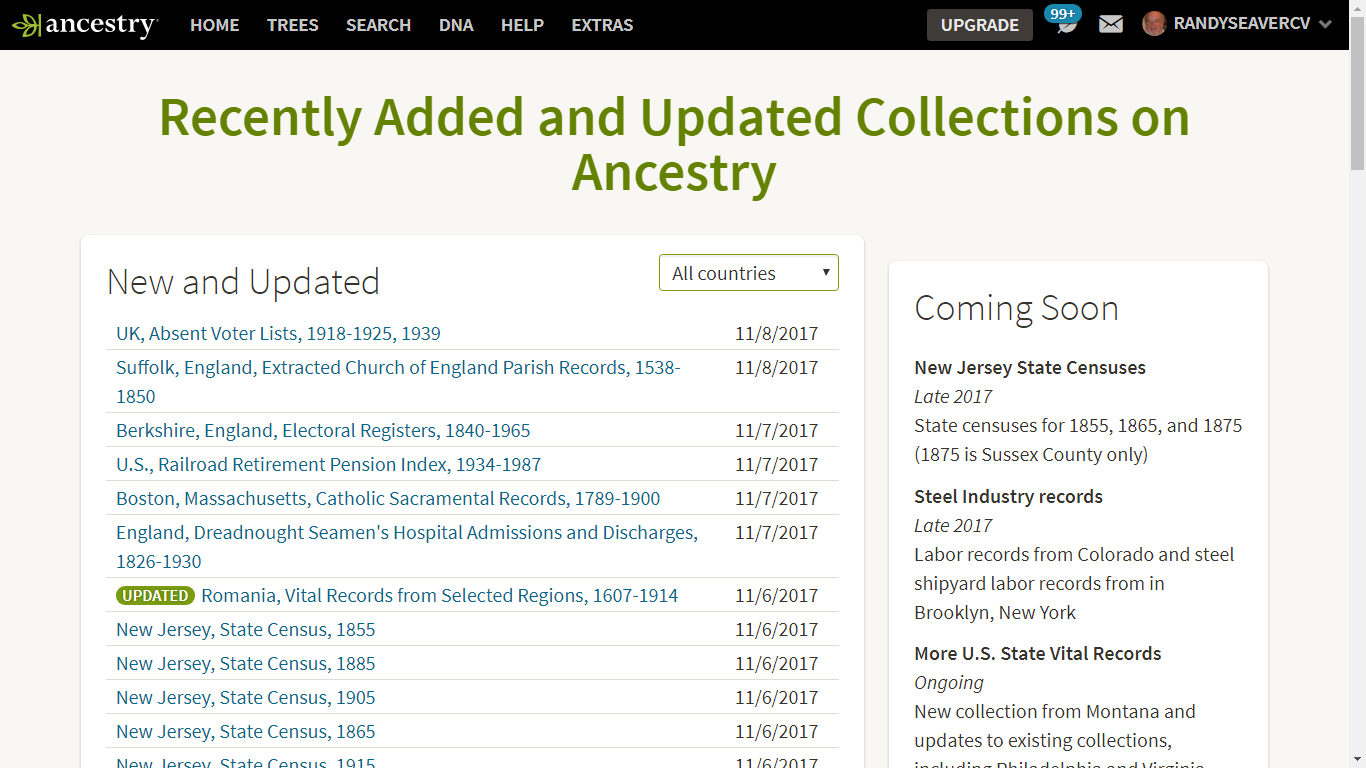Genea-Musings: Added or Updated Ancestry.com Collections - Week of 17 ...