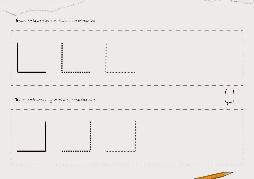 INFANTILES DE ANA V.: GRAFOMOTRICIDAD: TRAZOS COMBINADOS HORIZONTAL Y VERTICAL