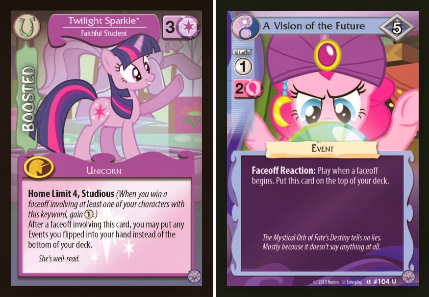Equestria Daily - MLP Stuff!: My Little Pony CCG: C-C-C-Combo Maker!