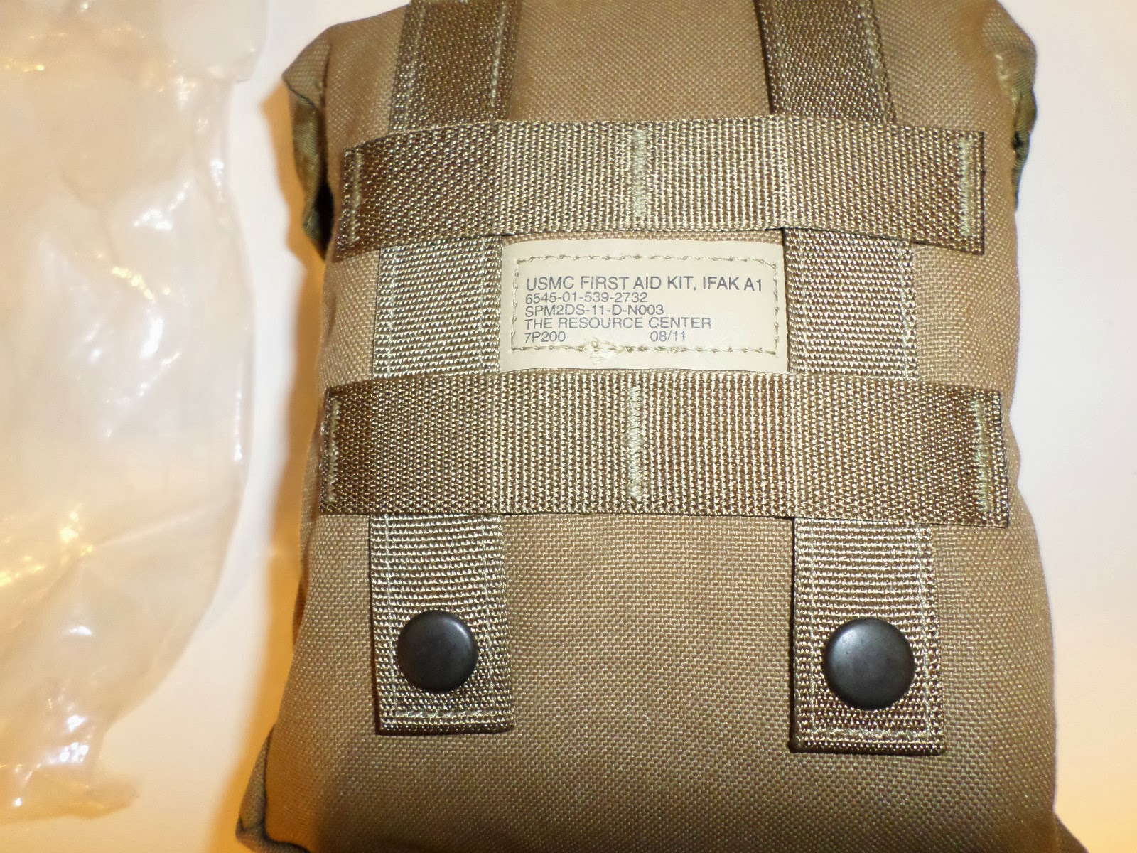 Webbingbabel: USMC First Aid Kit IFAK A1 2006