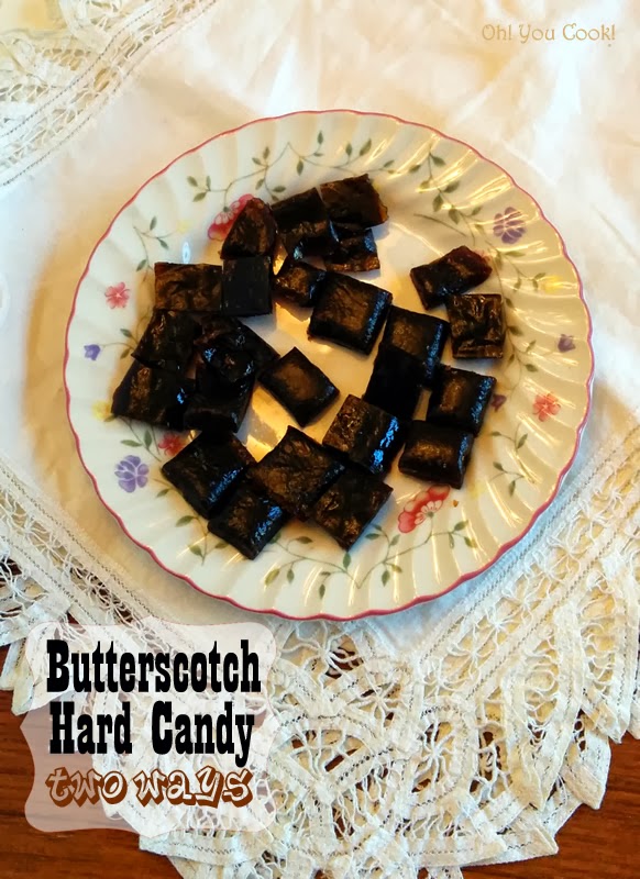 Butterscotch Hard Candy Two Ways - Easy