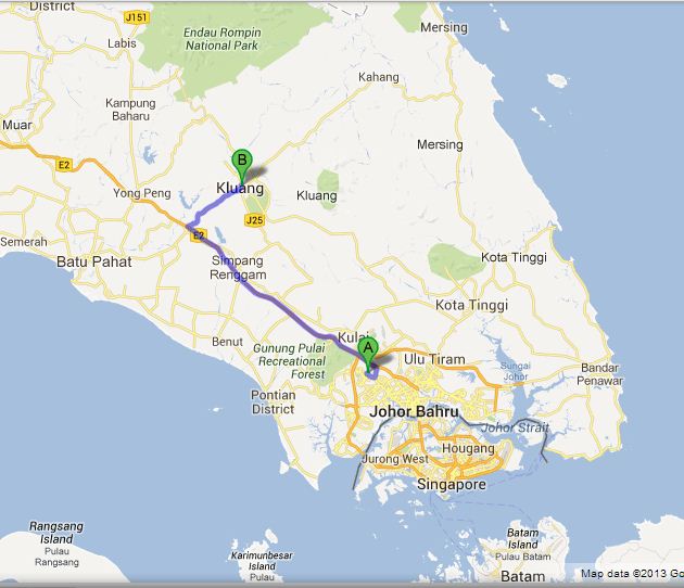 Le'Papillon: KERETA API KLUANG