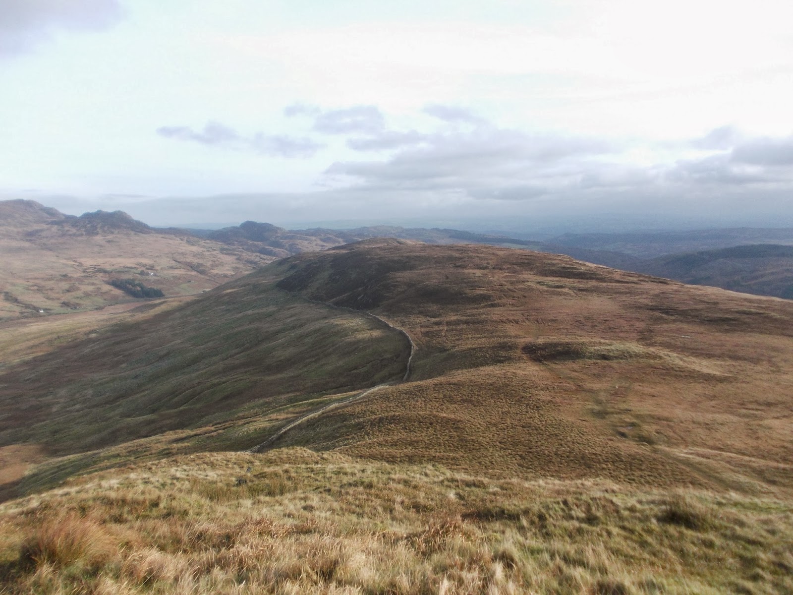 Obsessed: North Wales, Y Foel Goch and The Glyders from Capel Curig.