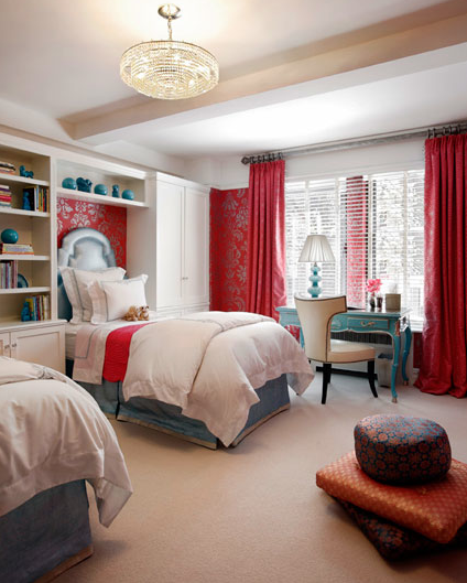 Colores Rojos y Turquesas en la Decoración | Ideas para decorar ...