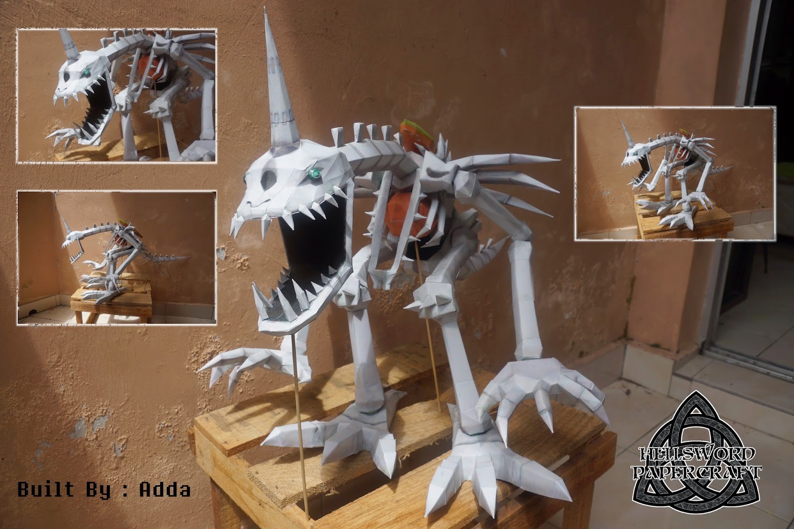 Hellsword Papercraft: Digimon SkullGreymon Papercraft