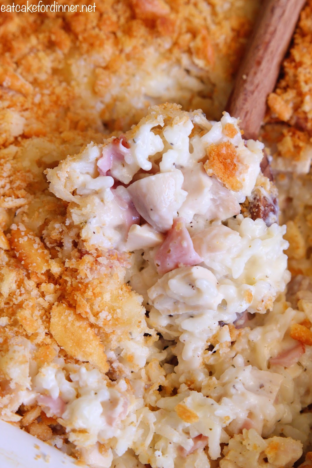Chicken Cordon Bleu Rice Casserole {No Canned Soup} | Eat Cake For ...