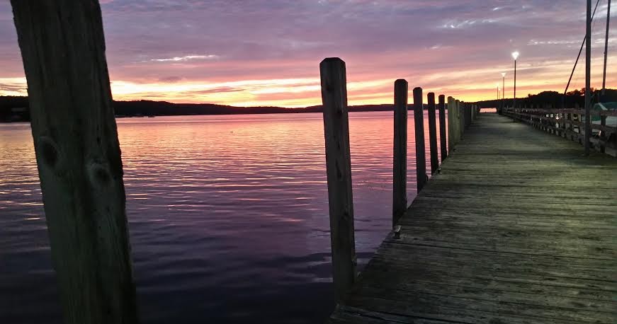 Tug Boat Annie Steams to Lake Michigan: Round Lake Charlevoix July 29, 2016