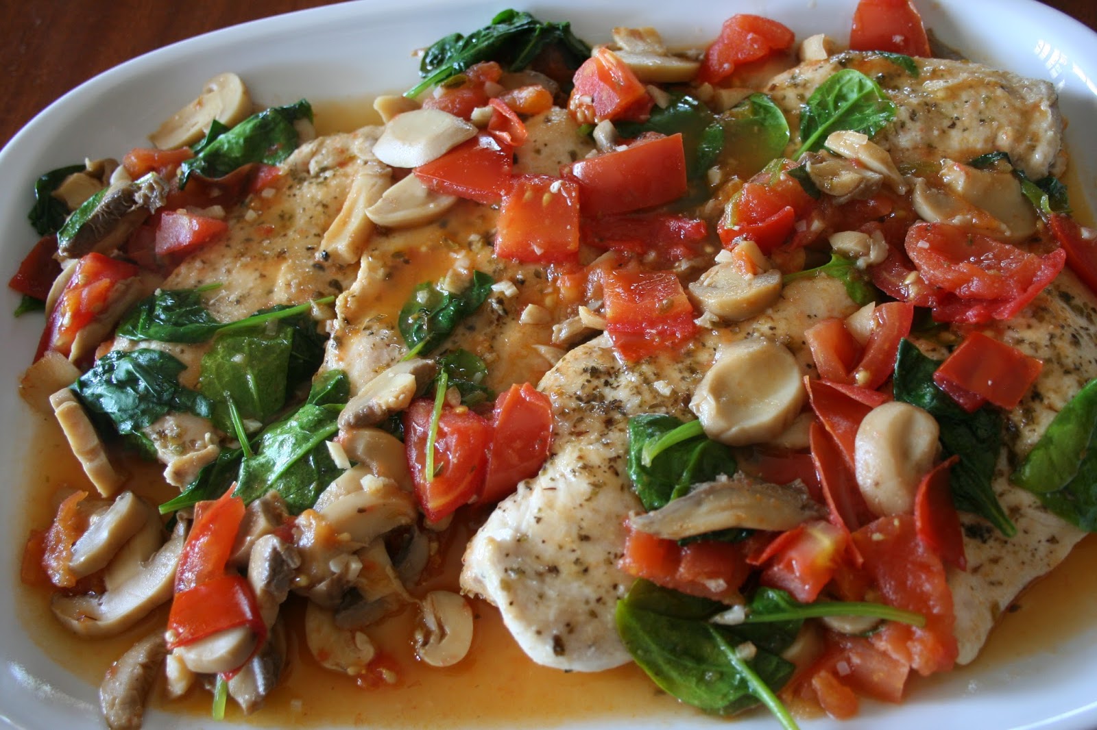 Bifes de frango à italiana