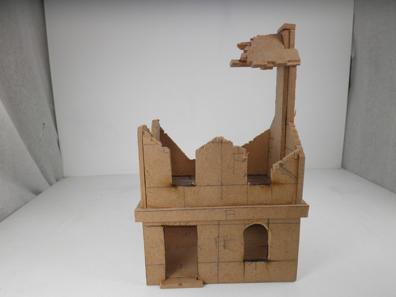 JOHN BOND's WARGAMING STUFF: MDF BUILDINGS part 2