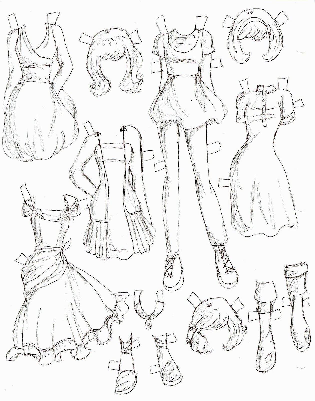 Miss Missy Paper Dolls Lacy Paper Doll Black And White Miss Missy Paper Dolls Lacy Paper Doll Black And White