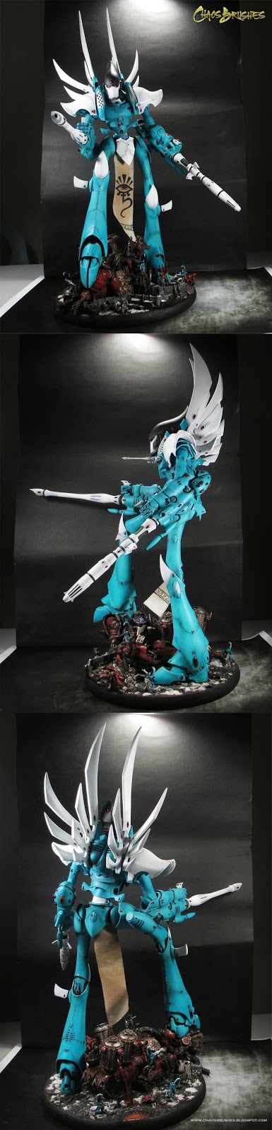Chaos Brushes: Eldar Phantom Titan completed!
