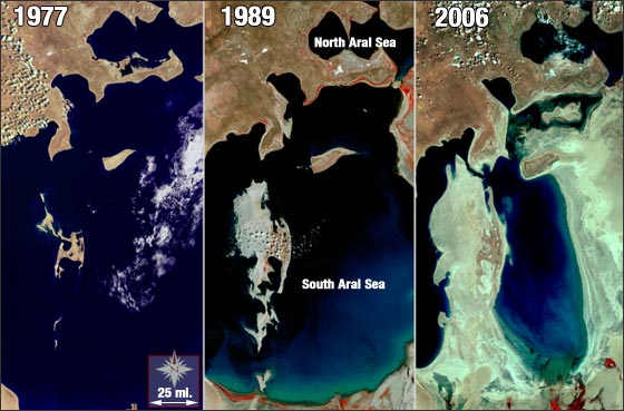 Crisis Pictures: The Aral Sea problem